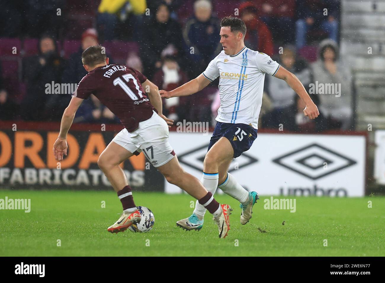 23rd January 2024; Tynecastle Park, Edinburgh, Scotland: Scottish ...