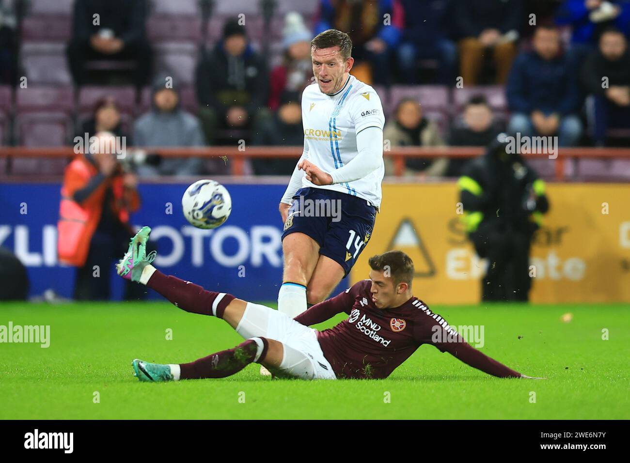 23rd January 2024; Tynecastle Park, Edinburgh, Scotland: Scottish ...