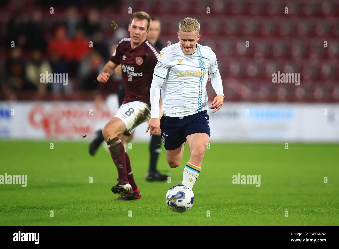 23rd January 2024; Tynecastle Park, Edinburgh, Scotland: Scottish ...