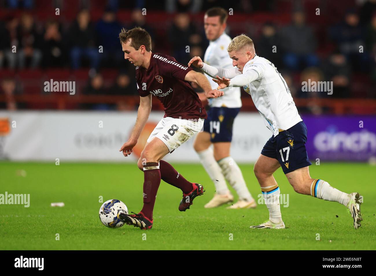 23rd January 2024; Tynecastle Park, Edinburgh, Scotland: Scottish ...