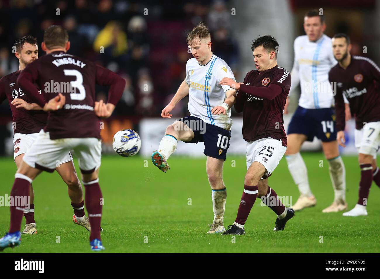 23rd January 2024; Tynecastle Park, Edinburgh, Scotland: Scottish ...