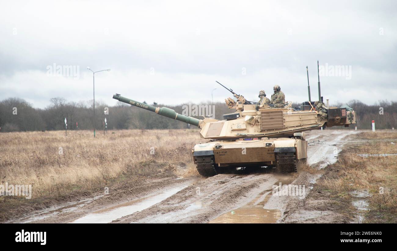 A powerful symbol of lethality, an Abrams tank assigned to the 1st ...