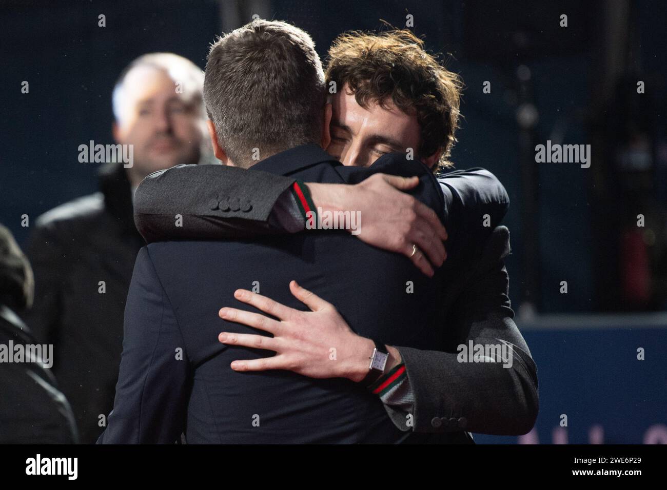 London, UK. 23 Jan, 2024. Pictured: Director Andrew Haigh, Paul Mescal ...