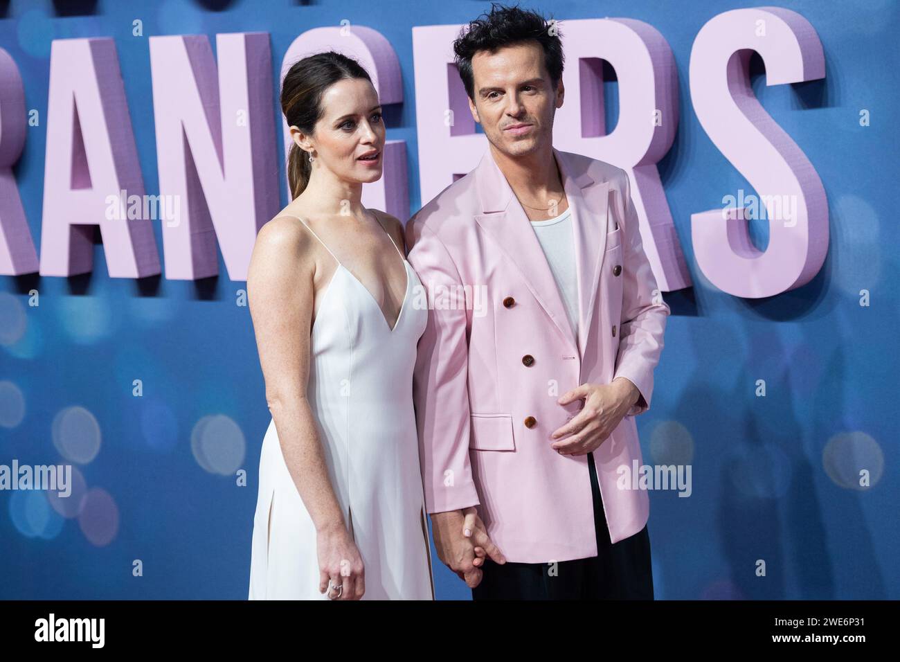 London, UK. 23 Jan, 2024. Pictured: (L-R) - Claire Foy, Andrew Scott ...