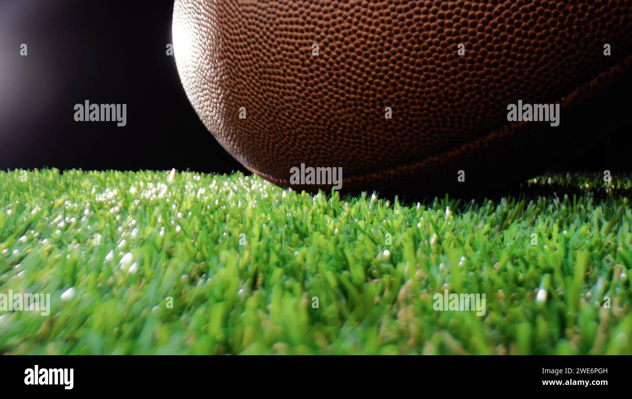 the ball on the field of a football stadium Stock Photo - Alamy