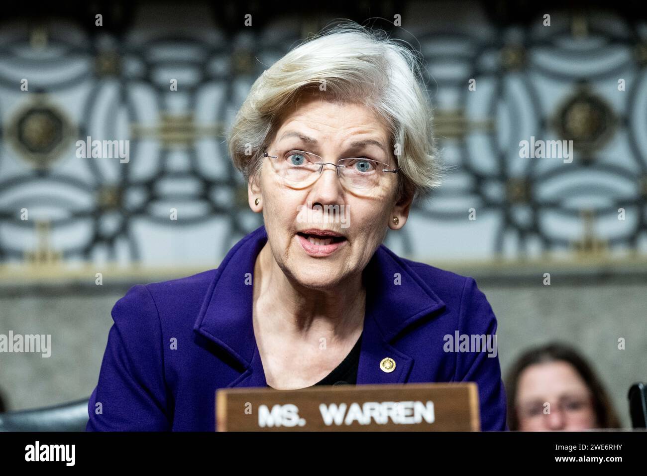 Washington, United States. 23rd Jan, 2024. U.S. Senator Elizabeth ...
