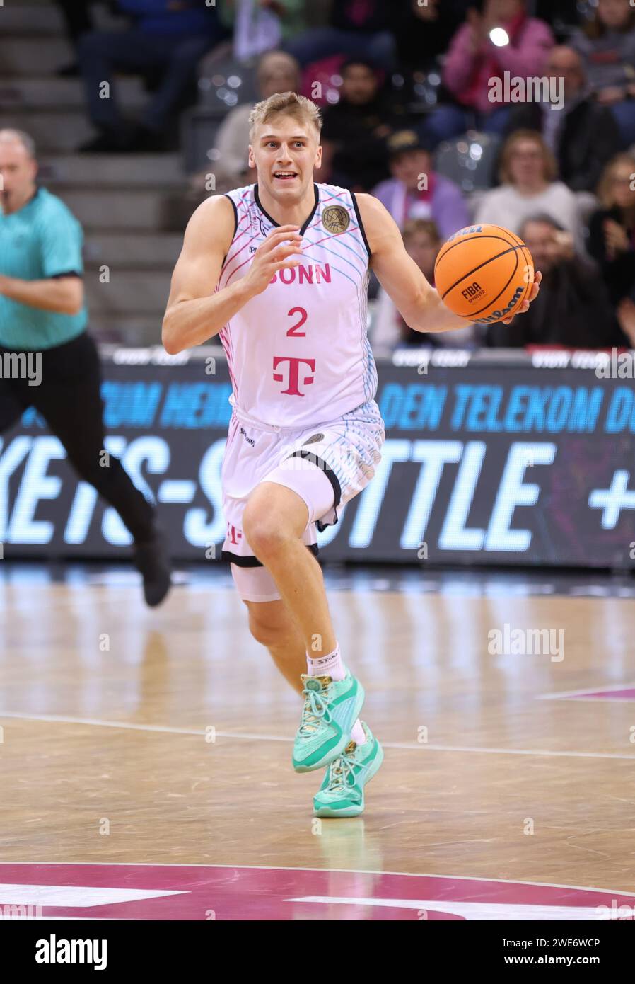 Bonn, Deutschland. 23rd Jan, 2024. Sam Griesel (Bonn), BCL ...