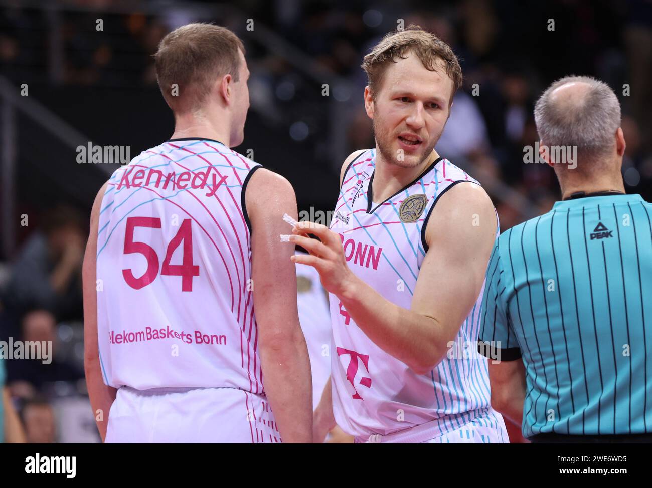 Bonn, Deutschland. 23rd Jan, 2024. Thomas Kennedy (Bonn), Christian ...