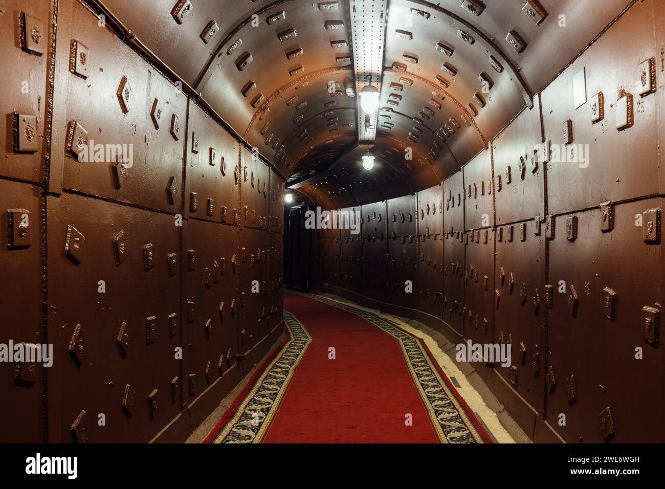 Tunnel at Bunker 42 under Moscow, anti-nuclear underground defense ...