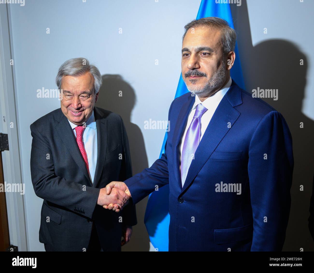 New York, USA. 23rd Jan, 2024. United Nations Secretary-General Antonio ...