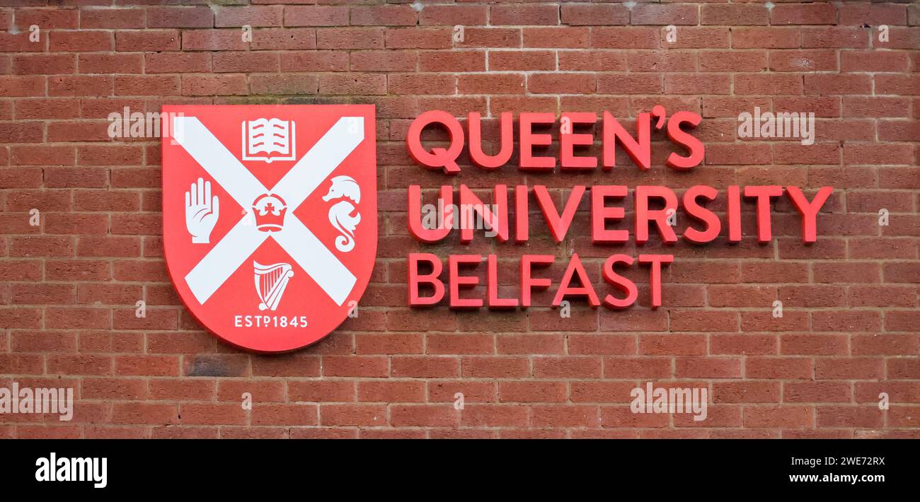 Modern qub sign hi-res stock photography and images - Alamy
