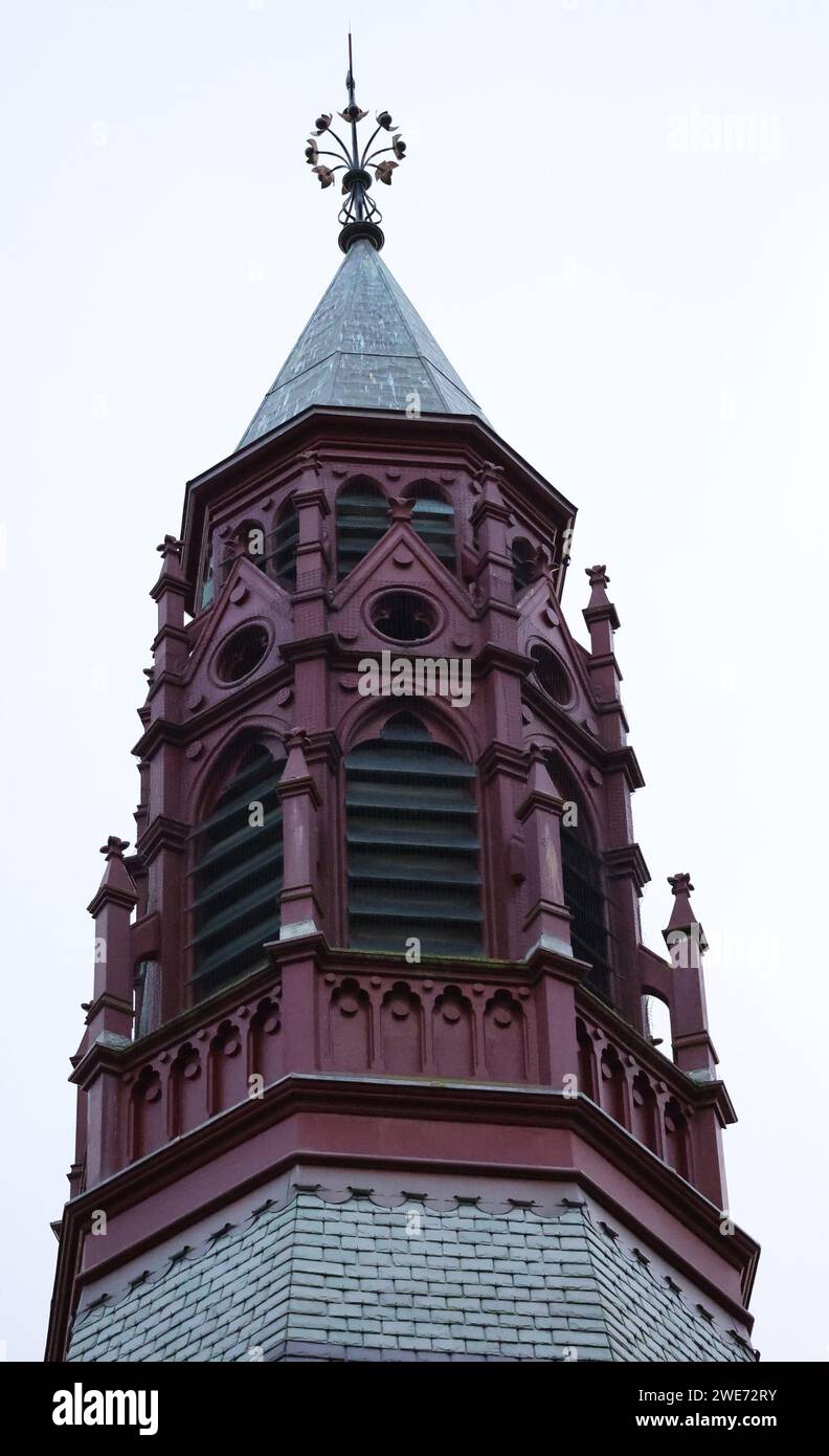 Belfast architecture tower Queens University Belfast Stock Photo - Alamy