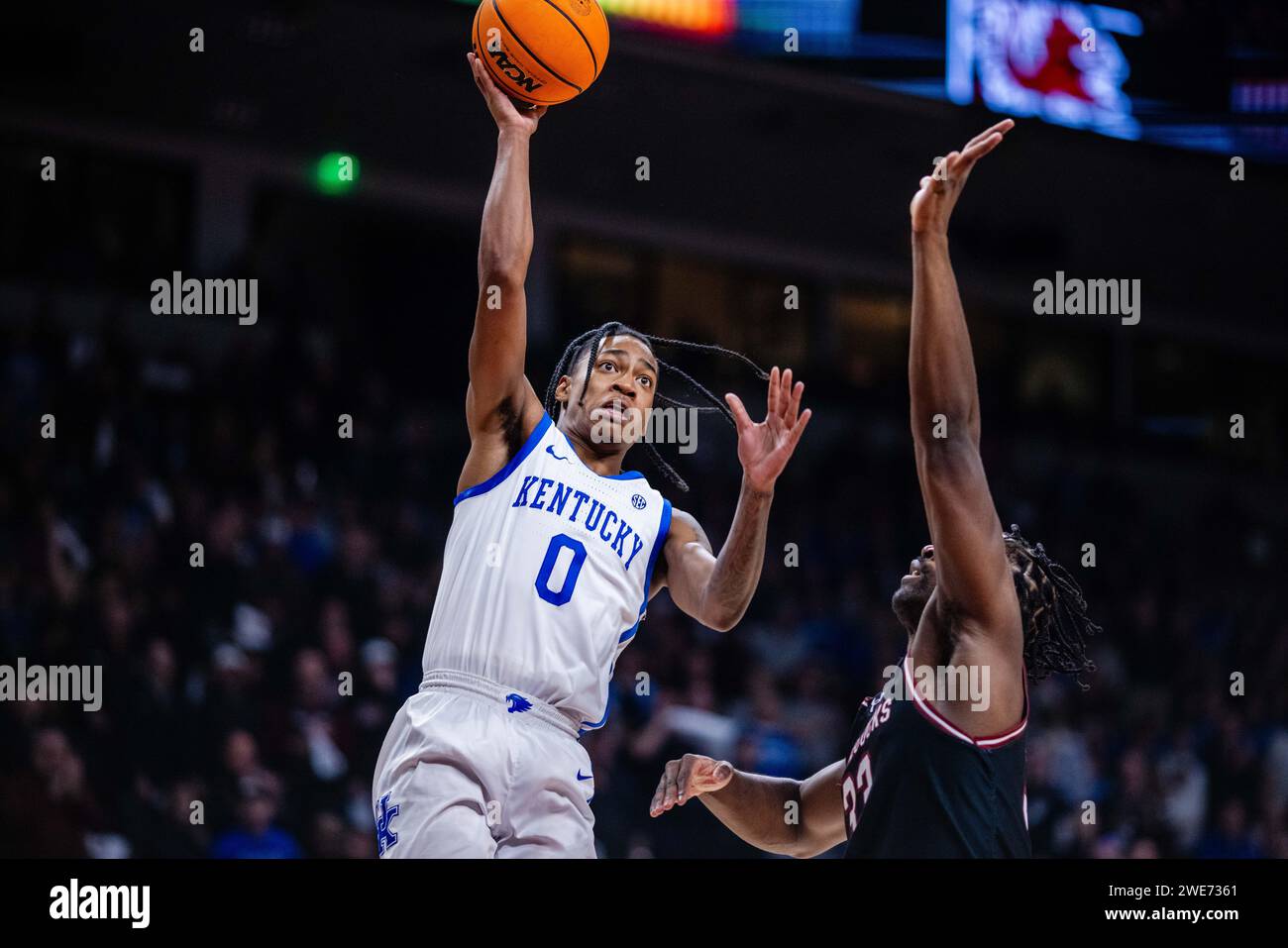 Columbia, SC, USA. 23rd Jan, 2024. Kentucky Wildcats guard Rob ...