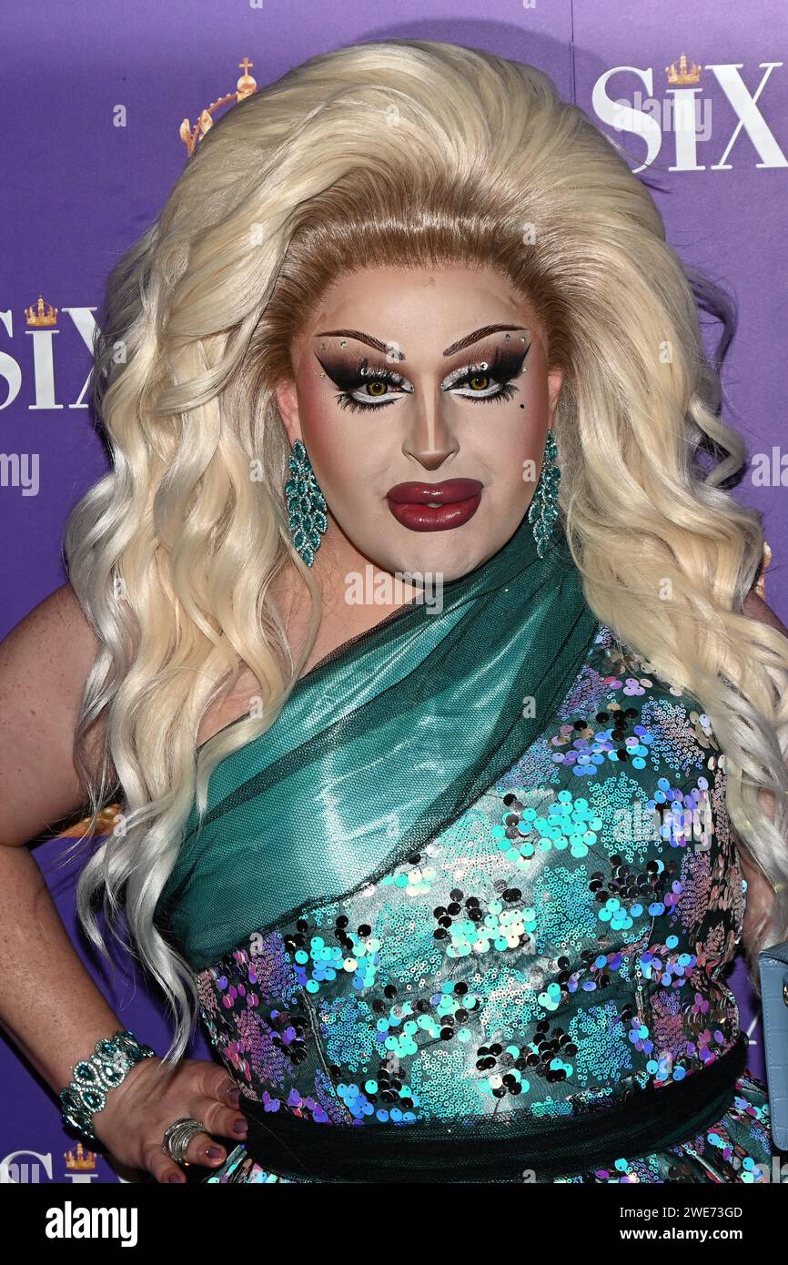 London, UK. 23rd Jan, 2024. Kitty Scott Claus attends the Red Carpet: Gala Night for the Six The ...