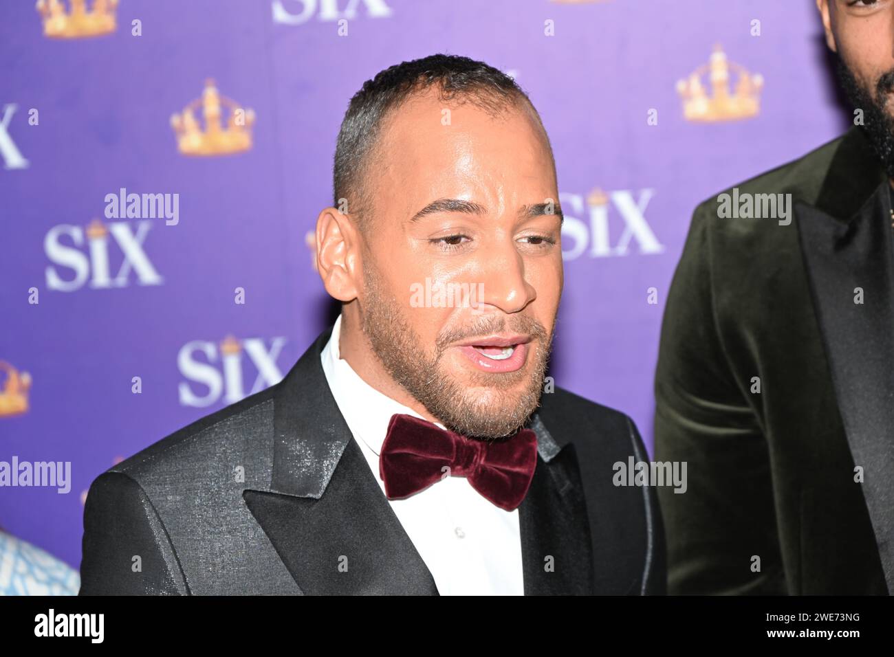 London, UK. 23rd Jan, 2024. Jeffrey McEachern attends the Red Carpet ...