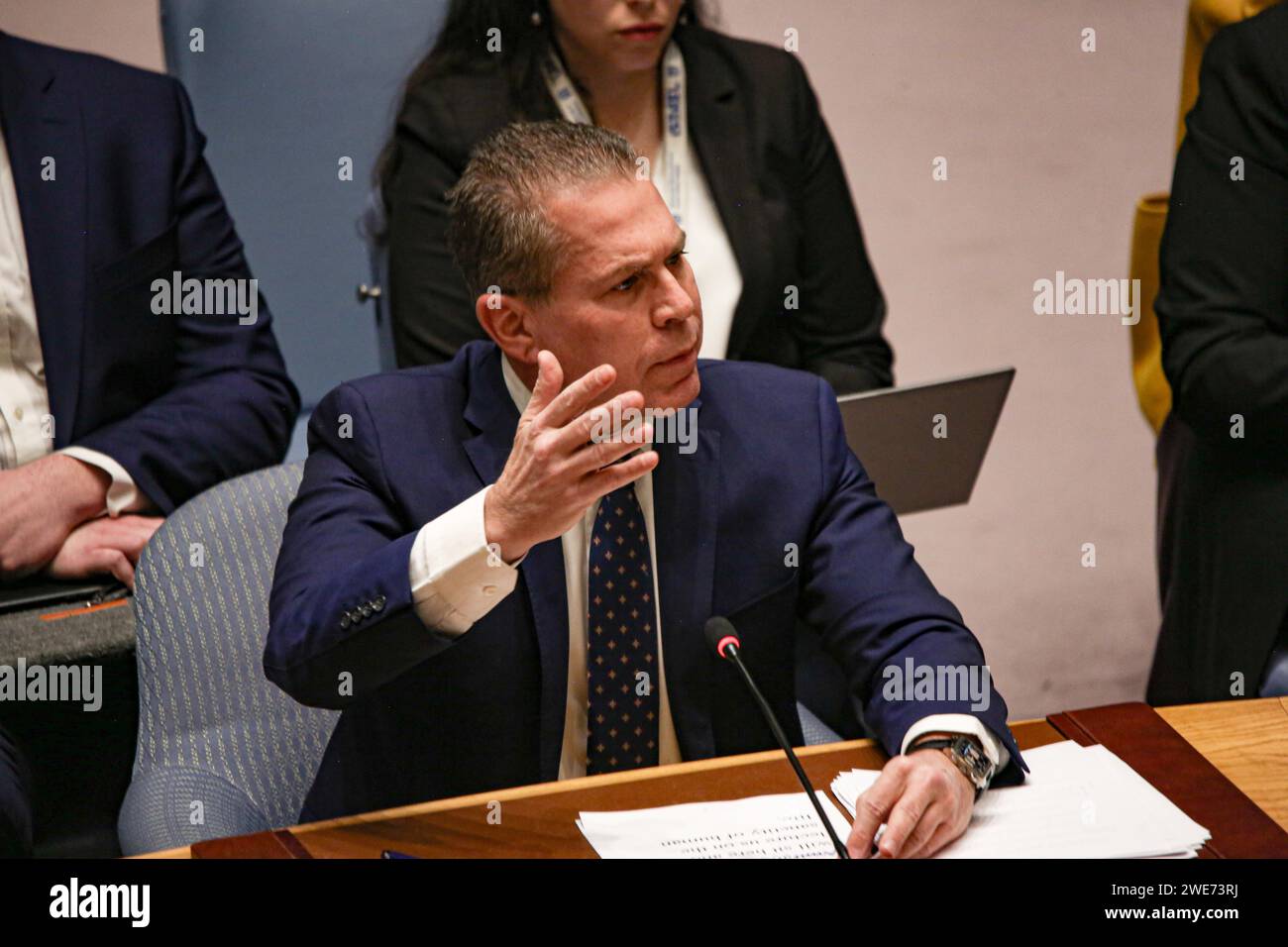 New York, New York, USA. 23rd Jan, 2024. Permanent Representative of ...