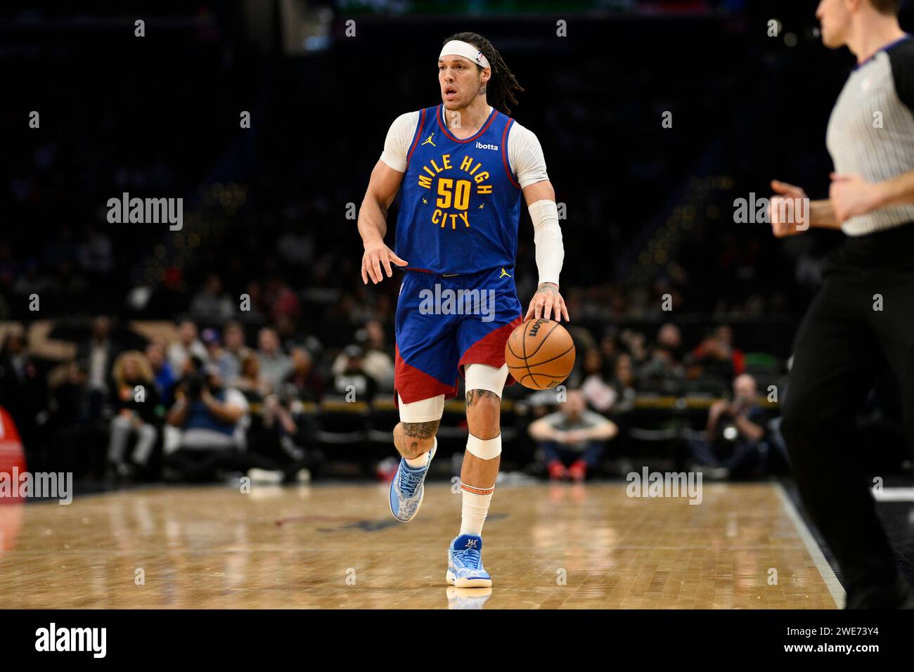 Denver Nuggets forward Aaron Gordon (50) in action during the second ...