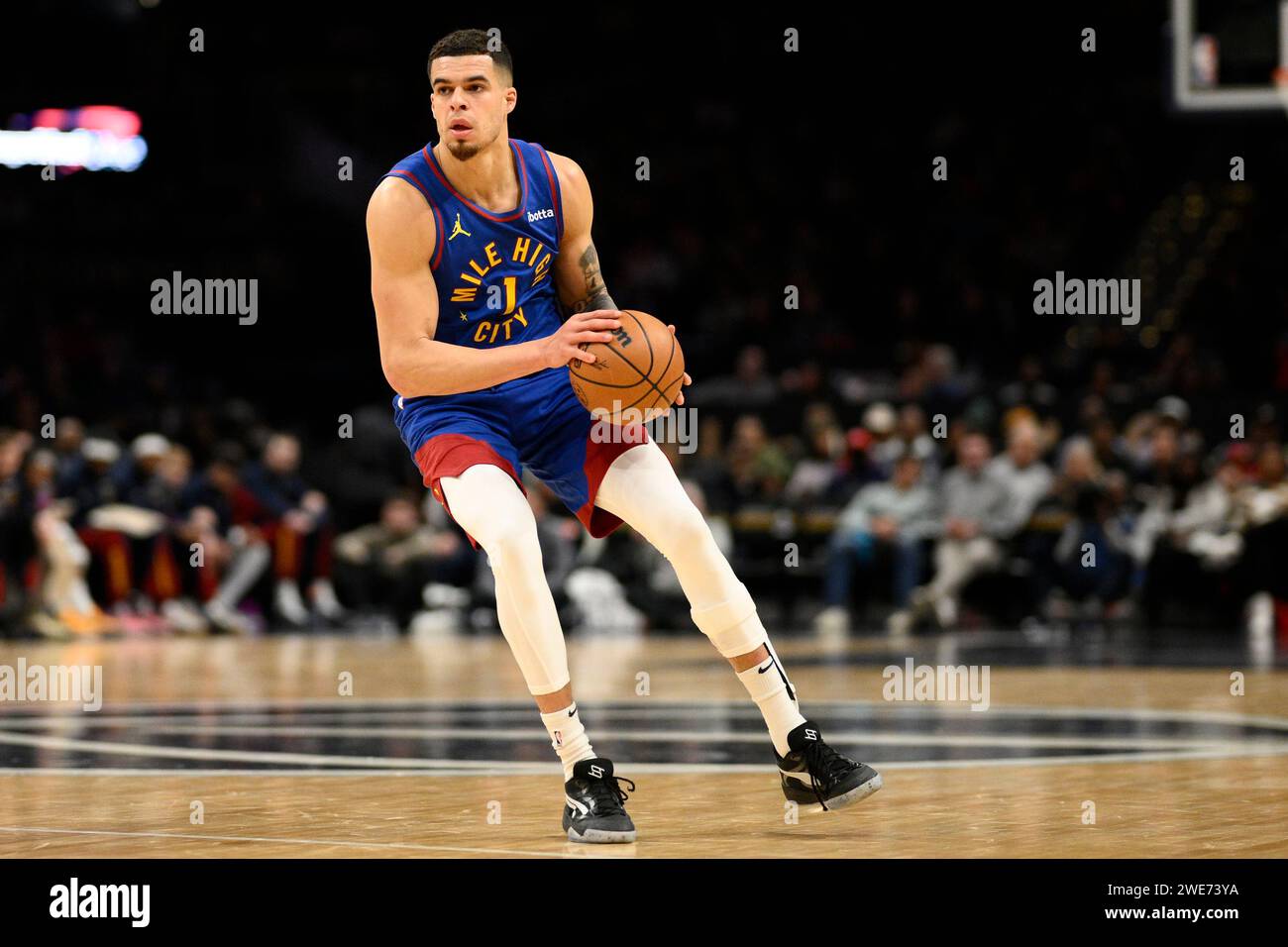 Denver Nuggets forward Michael Porter Jr. (1) in action during the ...