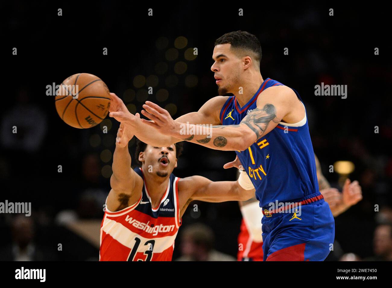 Denver Nuggets forward Michael Porter Jr. (1) in action during the ...