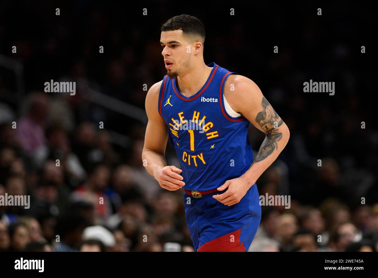 Denver Nuggets forward Michael Porter Jr. (1) in action during the ...