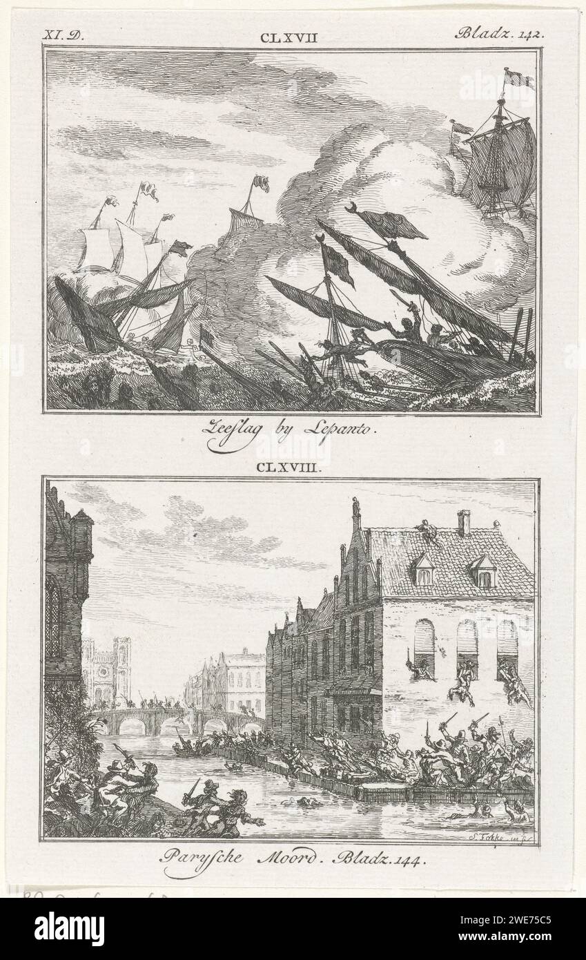 Battle of Lepanto, 1571, and Murder during the Bartholomeünacht in ...