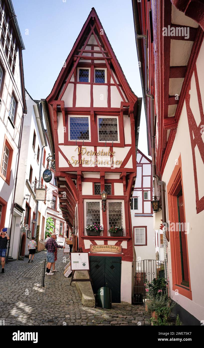 Most photographed narrow house in Germany called the Spitzhauschen, now ...