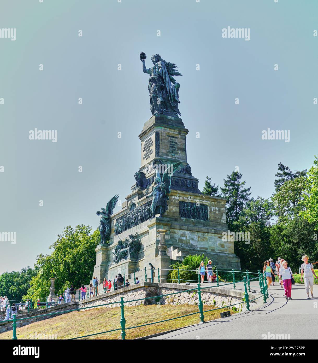 The Niederwald Monument, a symbol of German Unification is one of the ...