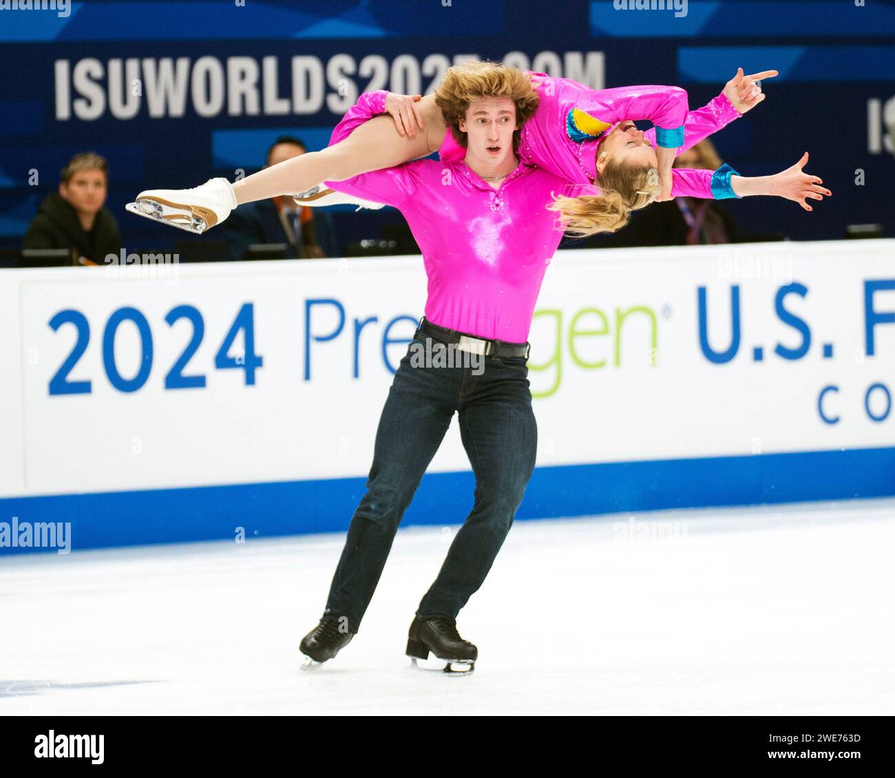 Columbus, Ohio, United States. 23rd January, 2024. Caroline Mullen and ...