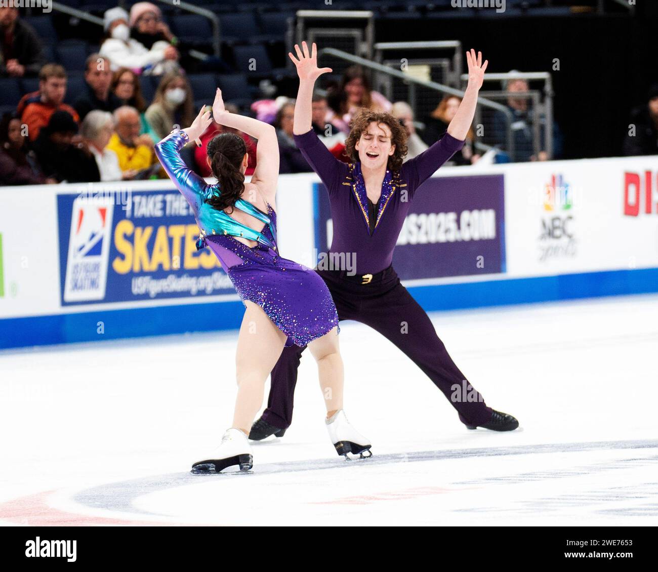 Columbus, Ohio, United States. 23rd January, 2024. Jenna Hauer and ...