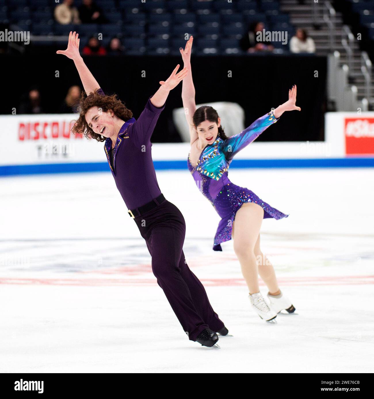 Columbus, Ohio, United States. 23rd January, 2024. Jenna Hauer and ...