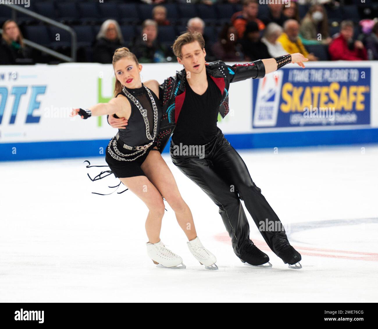 Columbus, Ohio, United States. 23nd January, 2024. Leah Neset and Artem ...