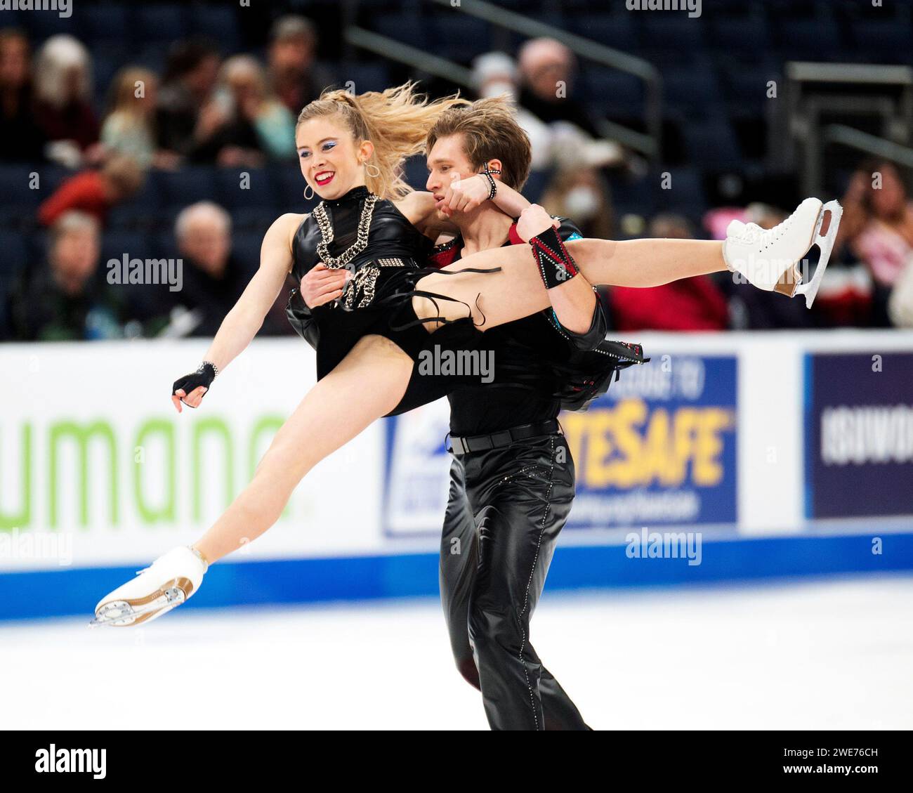 Columbus, Ohio, United States. 23rd January, 2024. Leah Neset and Artem ...