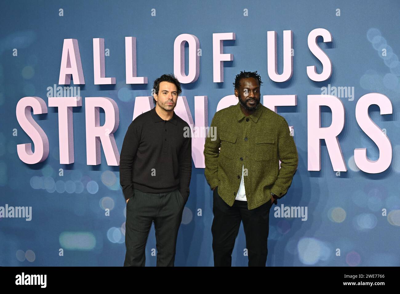 London, UK, 23 January 2024. Tom Cullen (L) attends UK Gala Screening ...