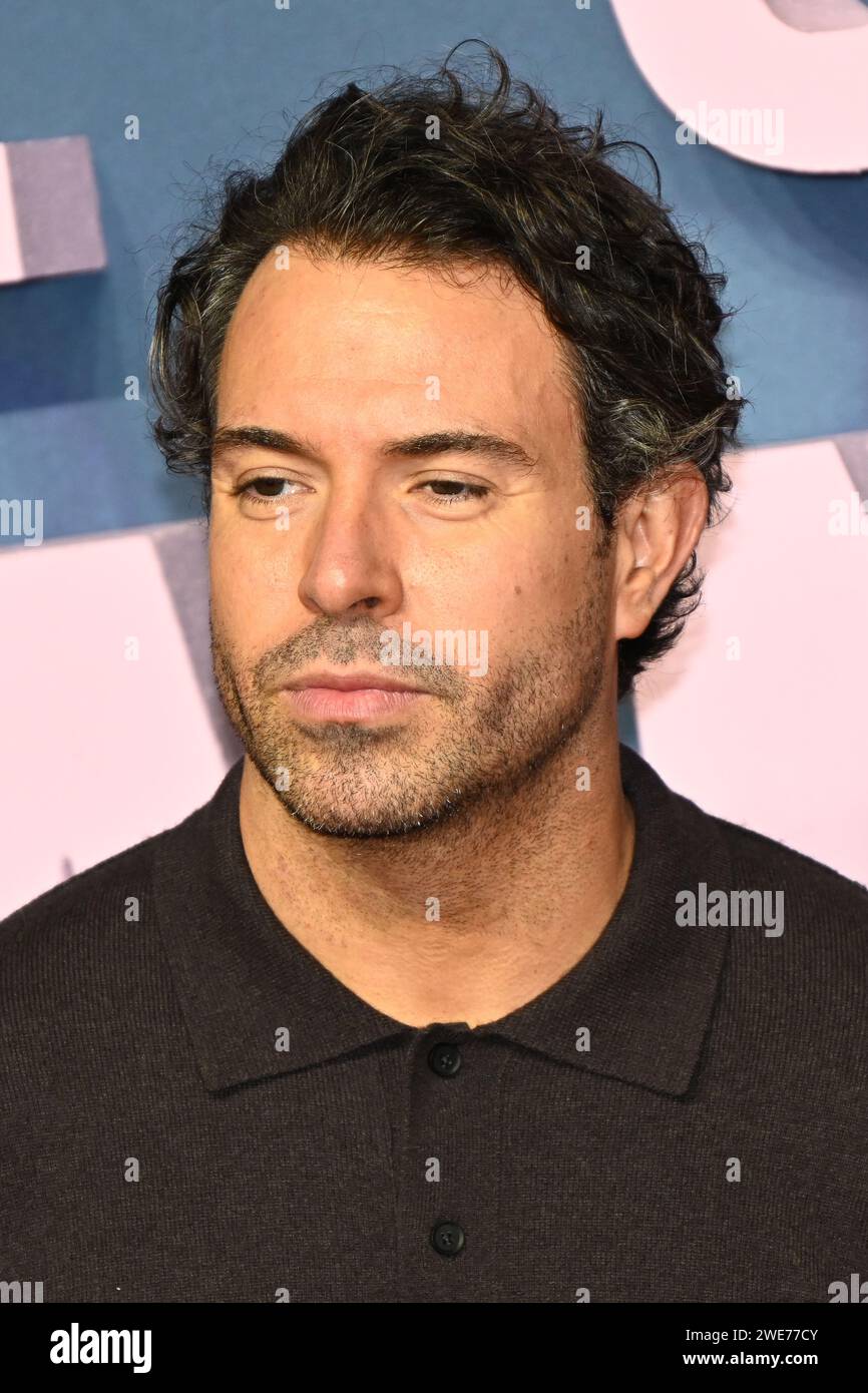 London, UK, 23 January 2024. Tom Cullen (L) attends UK Gala Screening for All of Us Strangers ...