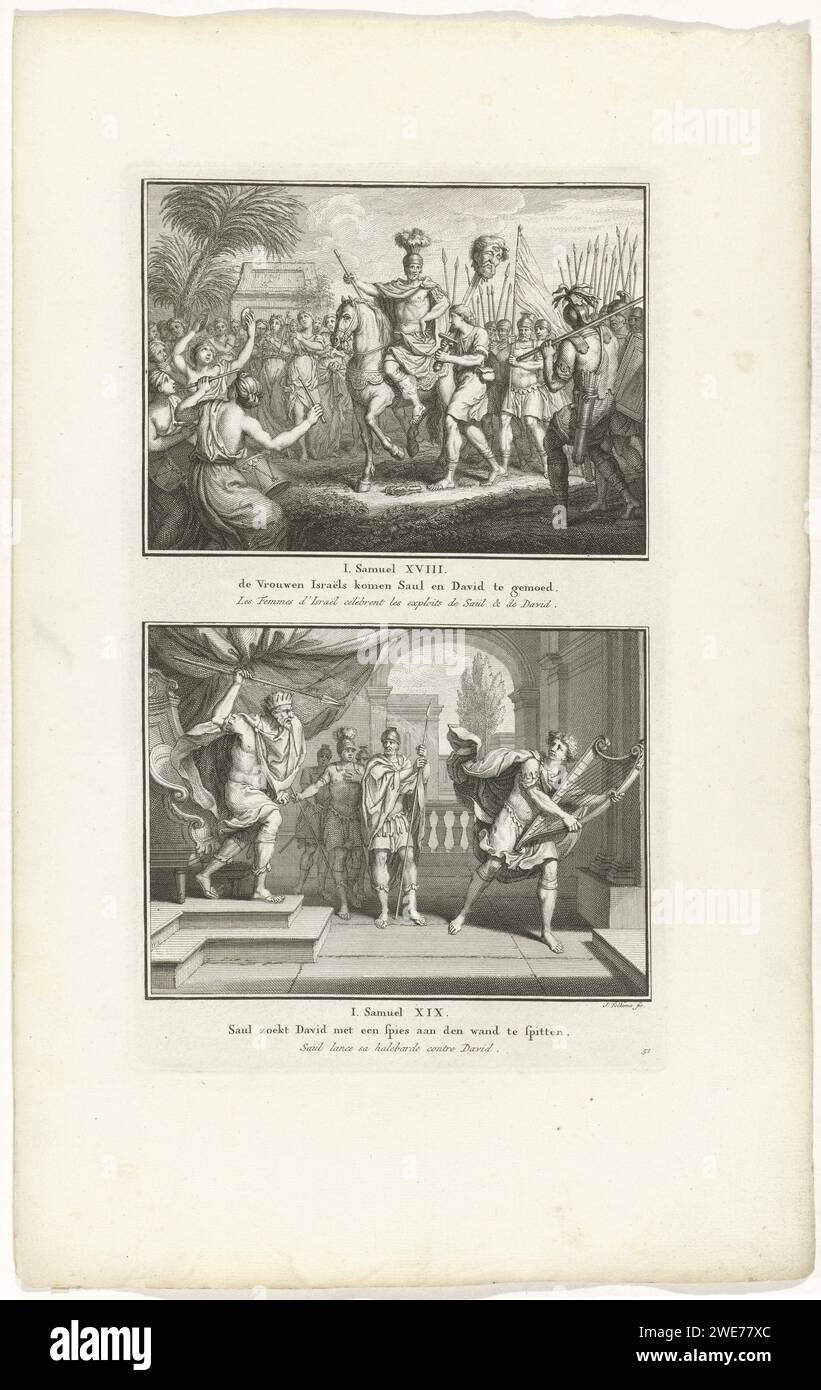 Saul and David welcomed by the women of Israel and Saul tries to kill ...