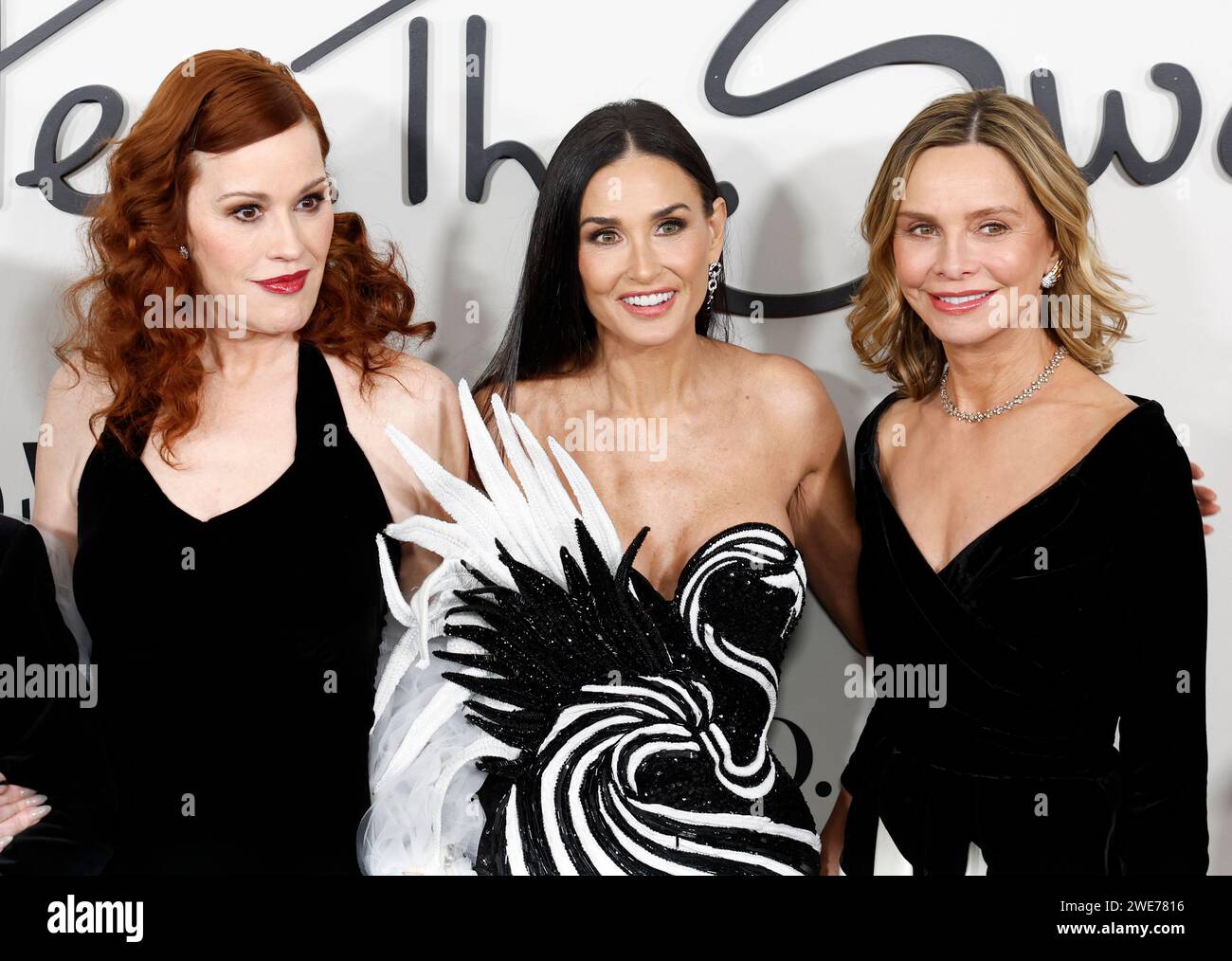 New York, United States. 23rd Jan, 2024. Molly Ringwald, Demi Moore and ...