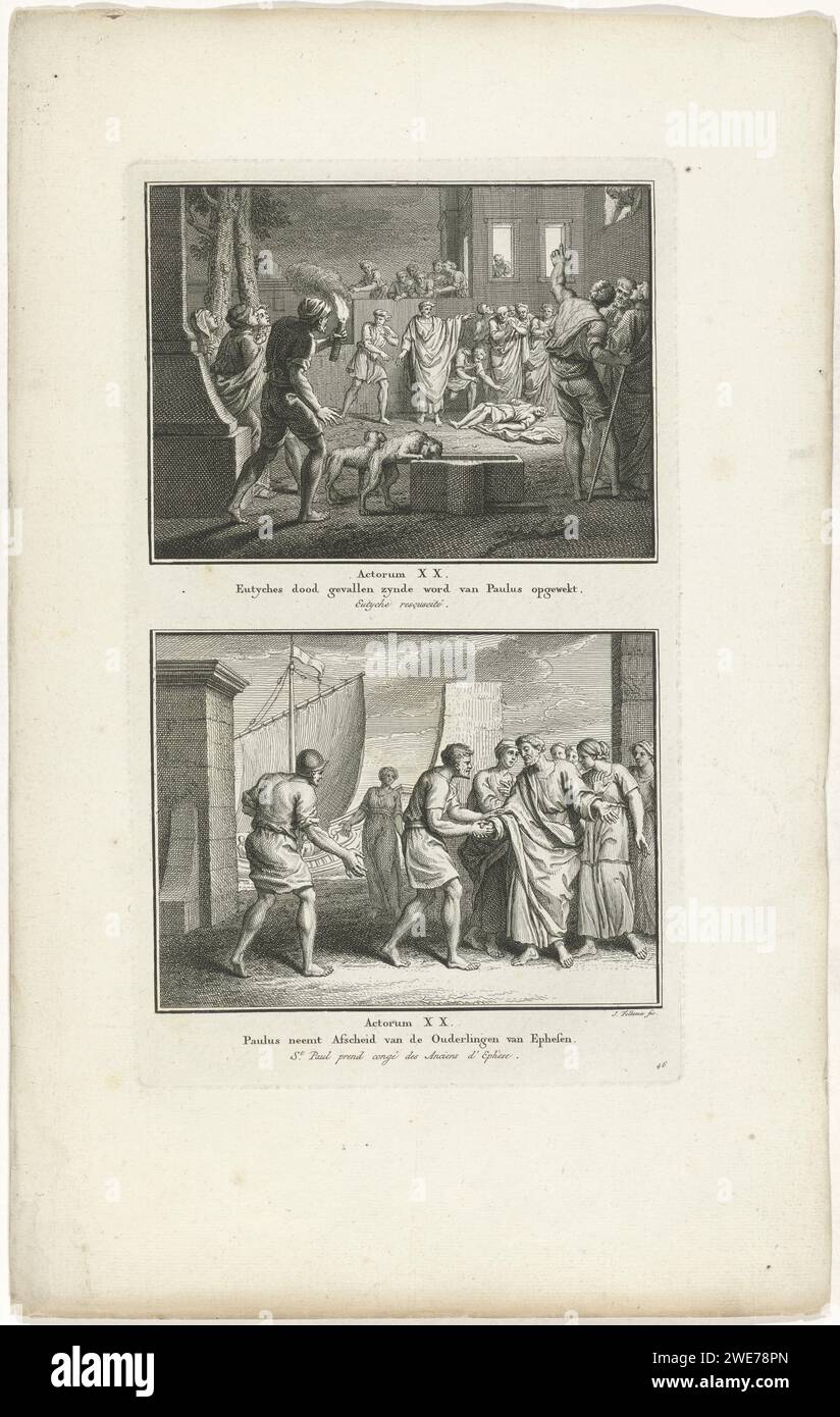 Outychus revival by Paul and Paulus says goodbye to the elders, Jacob ...