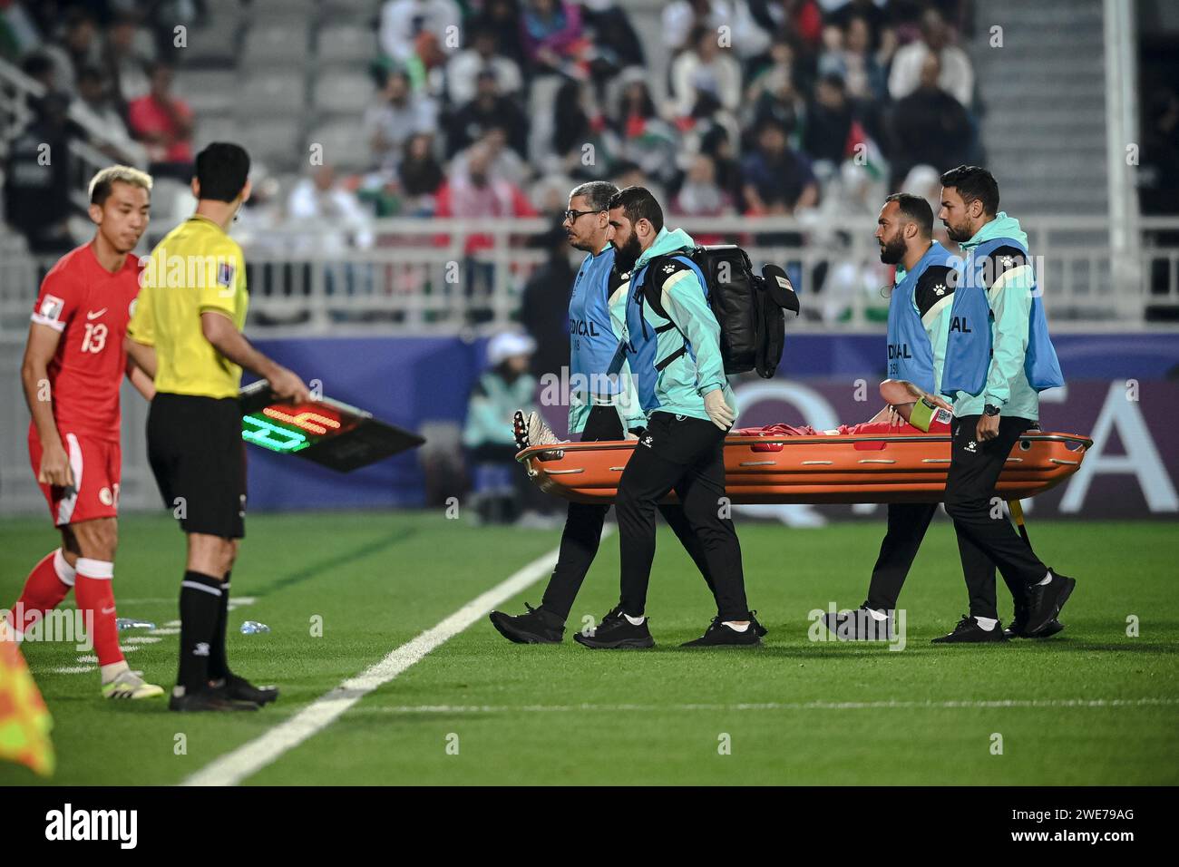 Doha, Qatar. 23rd Jan, 2024. Lilley Nunez Das of China's Hong Kong is ...