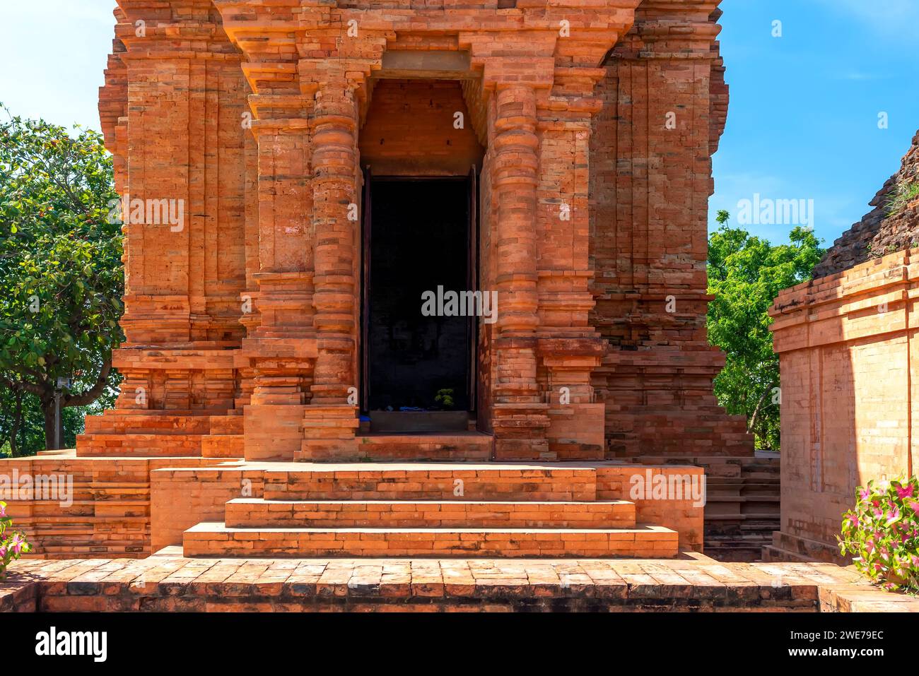 Old Ruin of Thap Poshanu Cham Tower, Phan Thiet, Vietnam. This is one ...