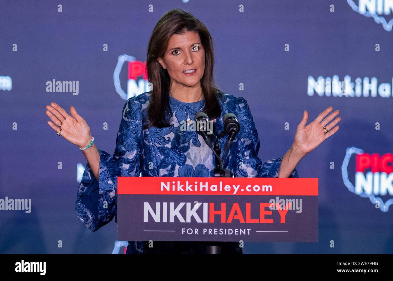 Concord, United States. 23rd Jan, 2024. South Carolina Governor and ...