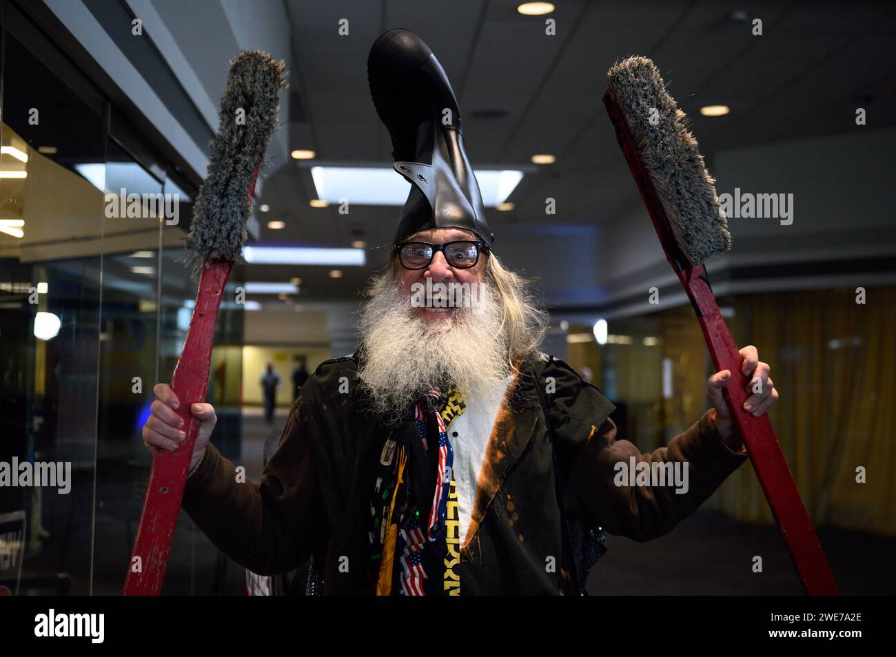 Manchester, New Hampshire, USA. 23rd Jan, 2024. Frequent presidential ...