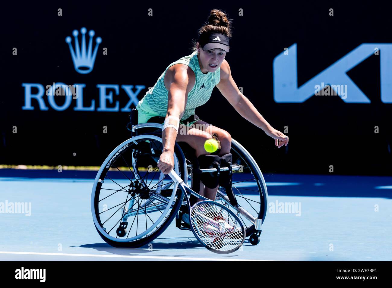 MELBOURNE, VIC - JANUARY 24: Dana Mathewson of the United States of ...