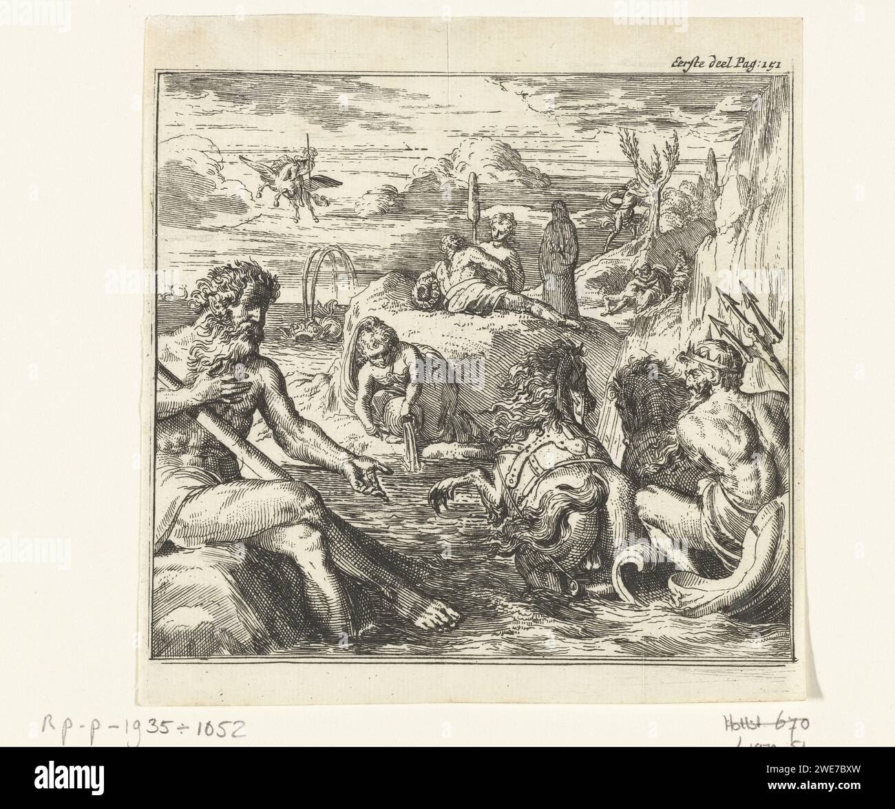 Illustration for 'All de Werken' by Lucianus, Romeyn de Hooghe, 1679 ...