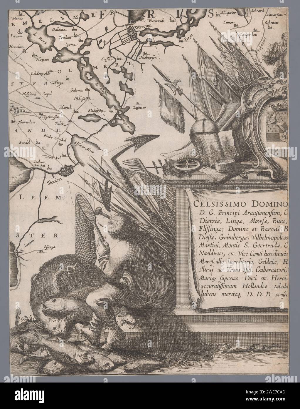Map of the Graafschap Holland and Utrecht (plate 39), Jacob Aertsz ...