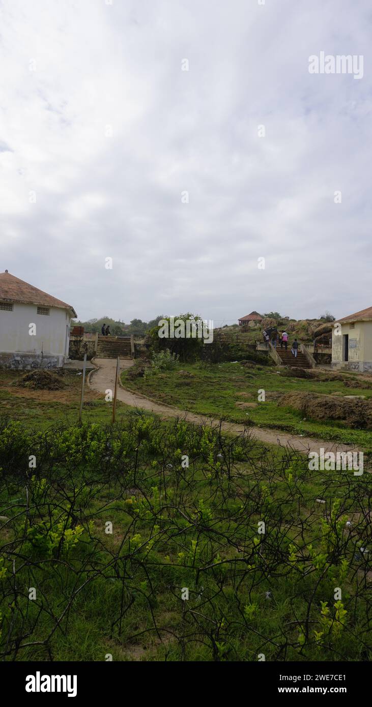 Muttom, India - July 08 2023: Tourists enjoying the beautiful scenic ...