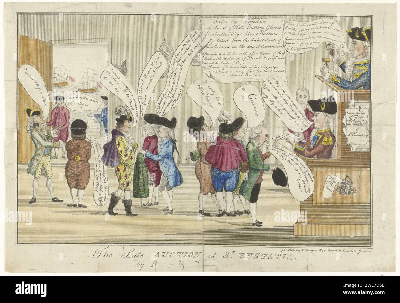 Anglo dutch war cartoon hi-res stock photography and images - Alamy