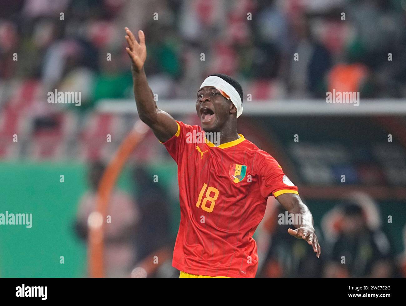 January 23 2024: Aguibou Camara (Guinea) // during a African Cup of ...
