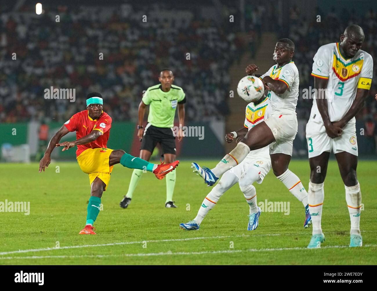 January 23 2024: Aguibou Camara (Guinea) // during a African Cup of ...