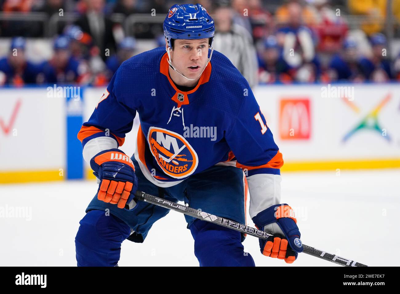 New York Islanders' Matt Martin (17) during the second period of an NHL ...