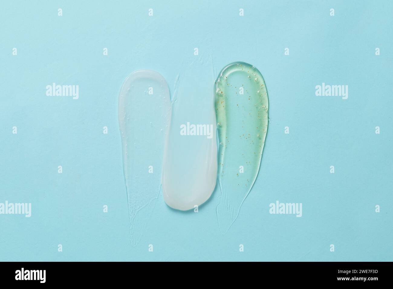 Transparent gel smears hi-res stock photography and images - Alamy